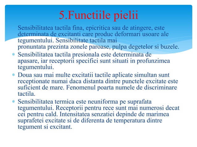 Analizatorul cutanat | PPTX