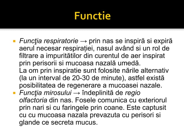 Analizatorul olfactiv . | PPTX