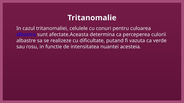 Analizatorul vizual proiect clasa a 11 a | PPT