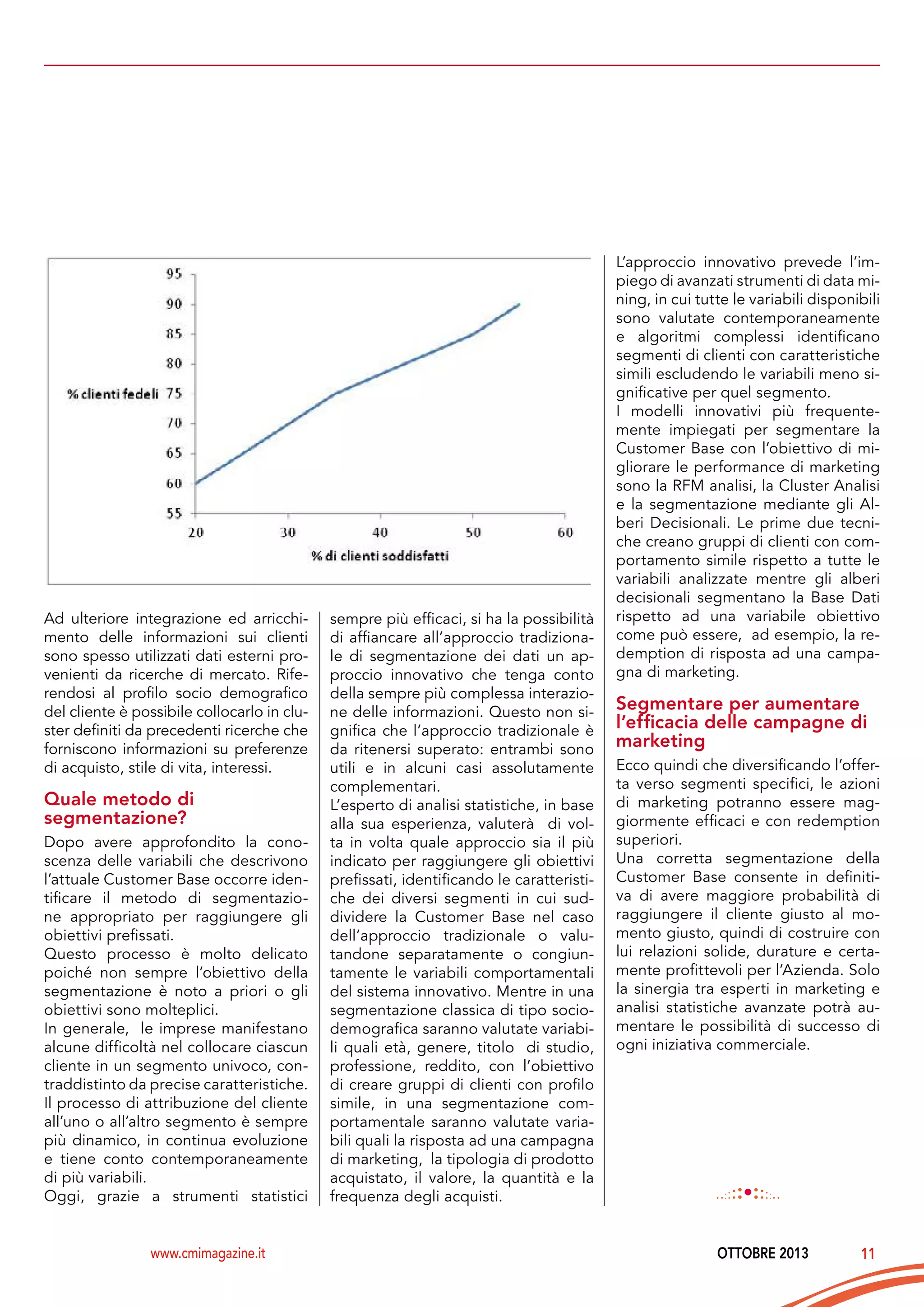 Analizzare e segmentare la customer base | PDF