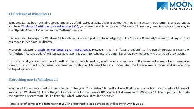 An All-Inclusive Guide To Windows 11 And Everything It Brings To The ...