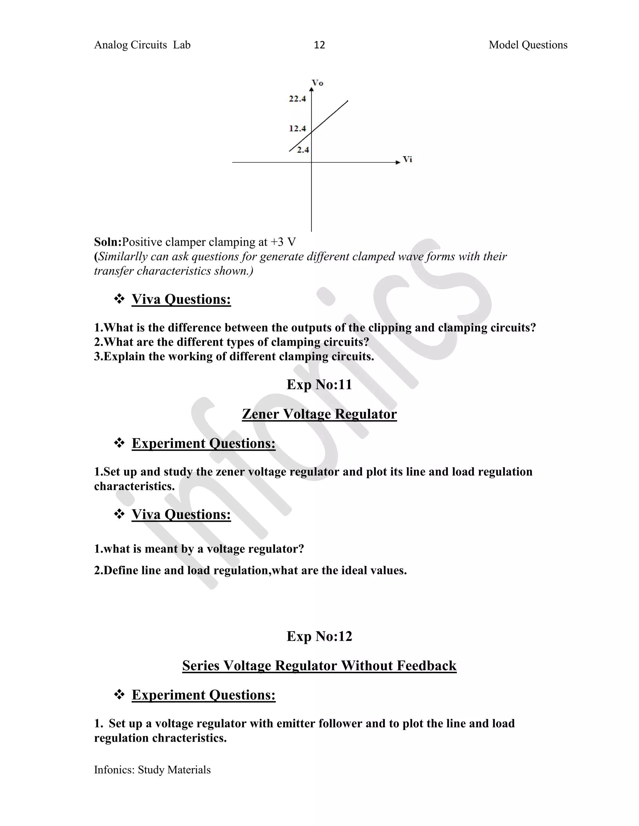 Analog circuits-lab-possible-viva-questions | PDF