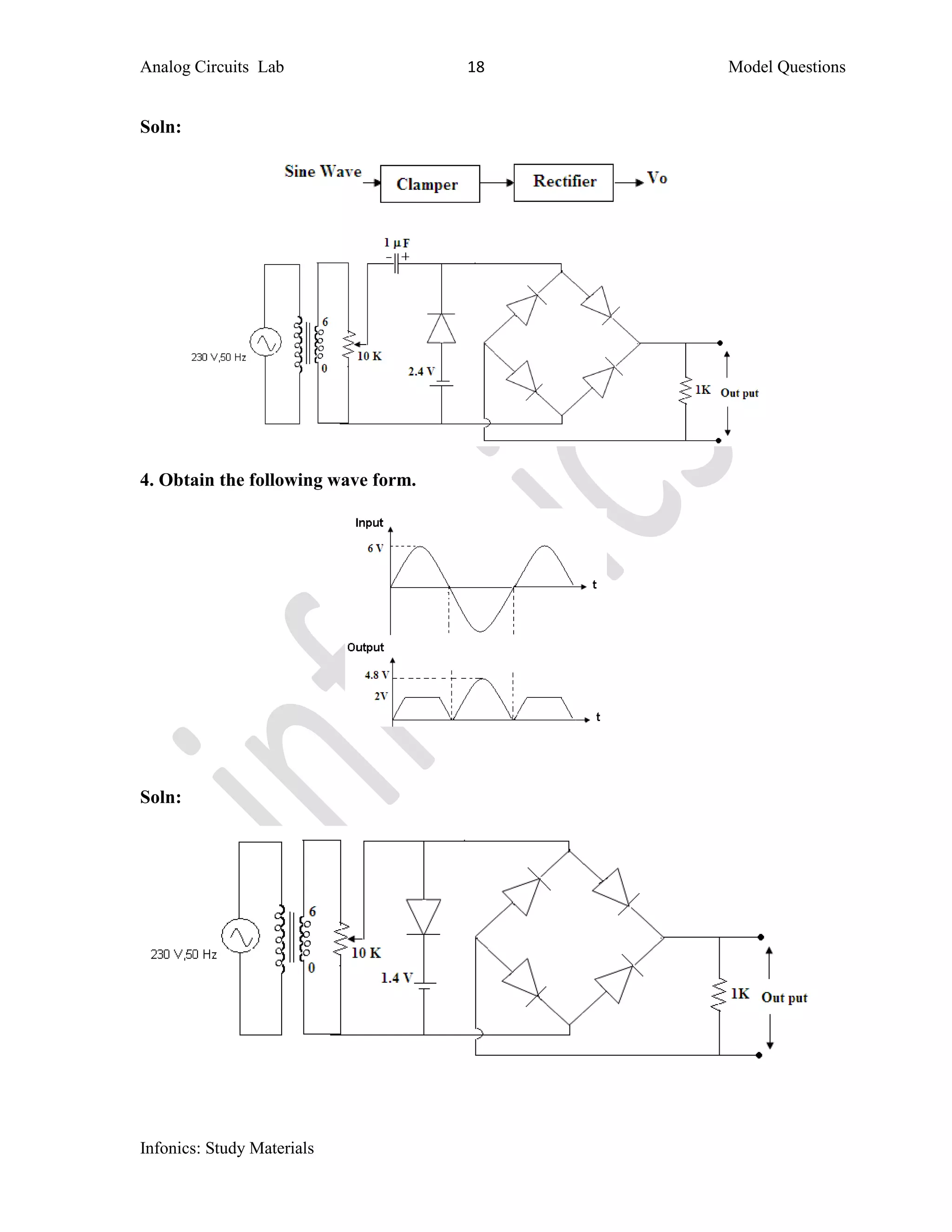 Analog circuits-lab-possible-viva-questions | PDF