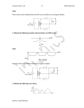 Analog circuits-lab-possible-viva-questions | PDF