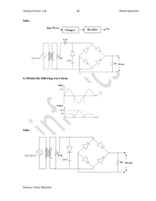 Analog circuits-lab-possible-viva-questions | PDF