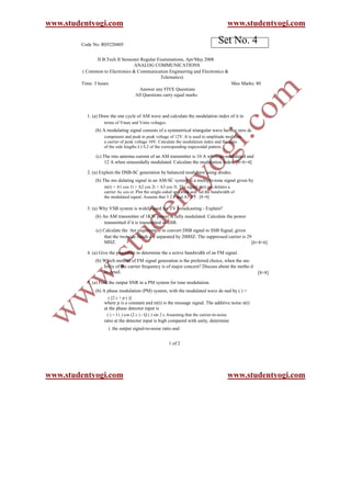 Analog Communications | PDF