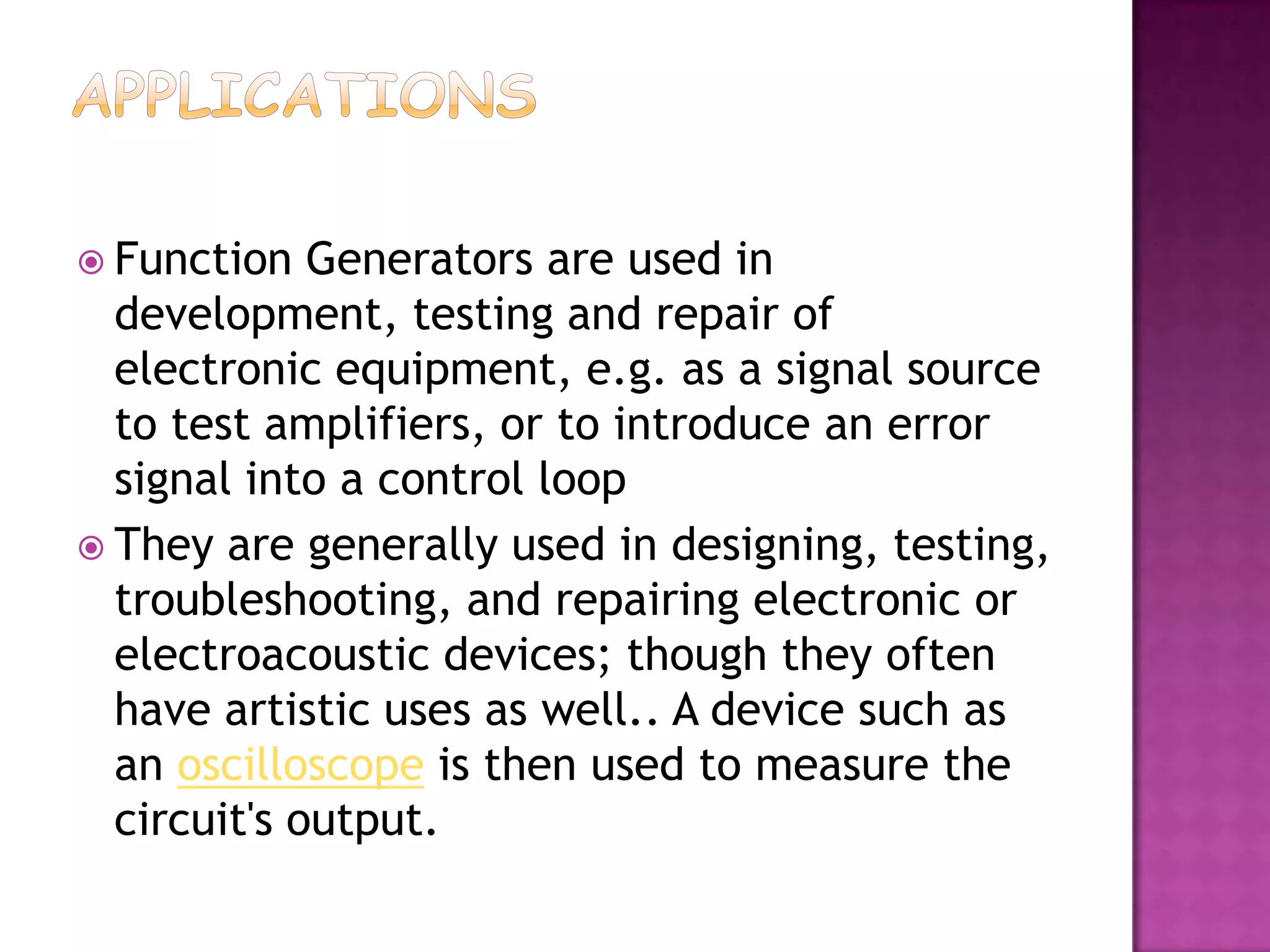 Analog function-generator | PPTX