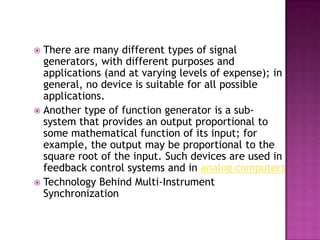 Analog function-generator | PPTX