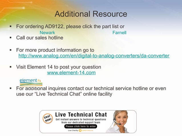 AD9122 - Dual, 16-Bit, 1200 MSPS, TxDAC | PPT