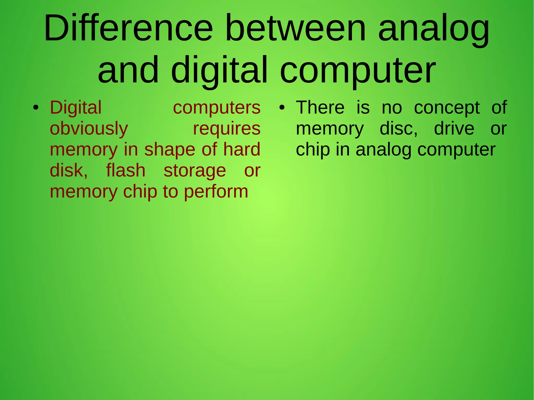 Analog and digital | ODP | Computing | Technology & Computing