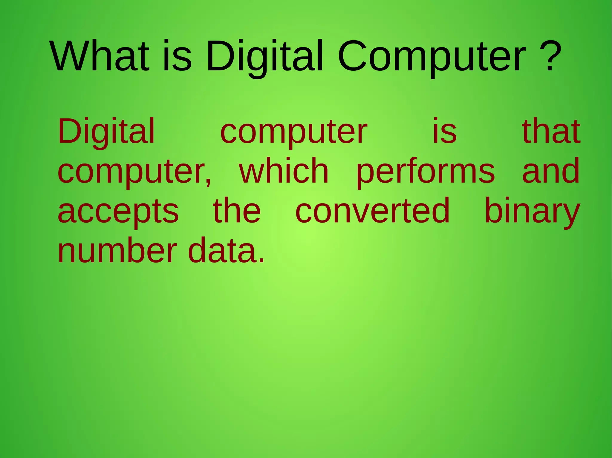 Analog and digital | ODP | Computing | Technology & Computing