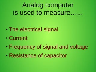 Analog and digital | ODP | Computing | Technology & Computing