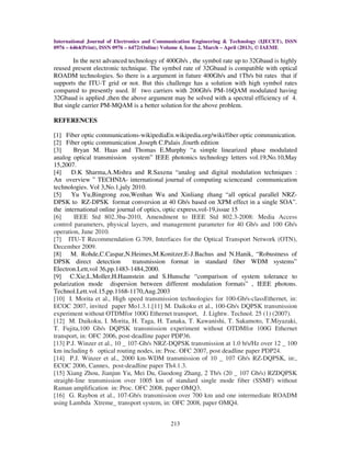 Analog and digital modulation formats of optical fiber communication within and beyond | PDF