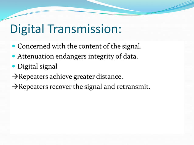 Analog and digital signals | PPTX | Computer Networking | Computing
