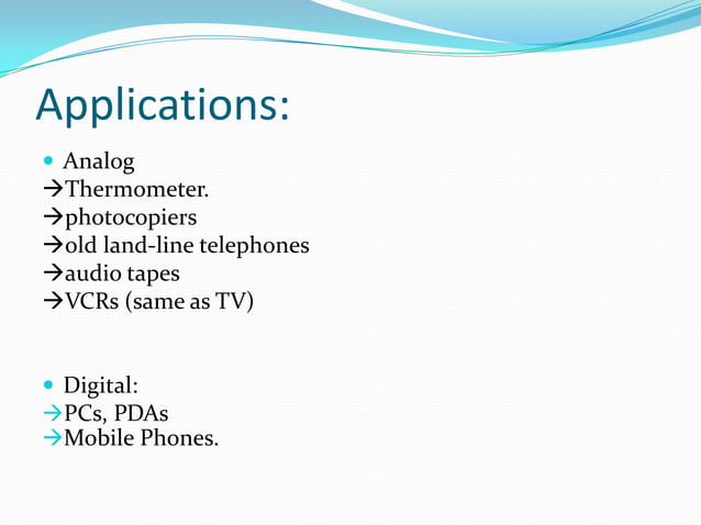 Analog and digital signals | PPTX | Computer Networking | Computing