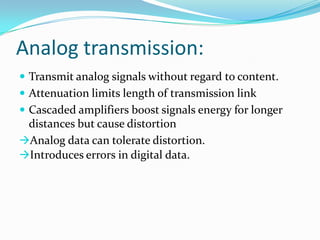 Analog and digital signals | PPTX