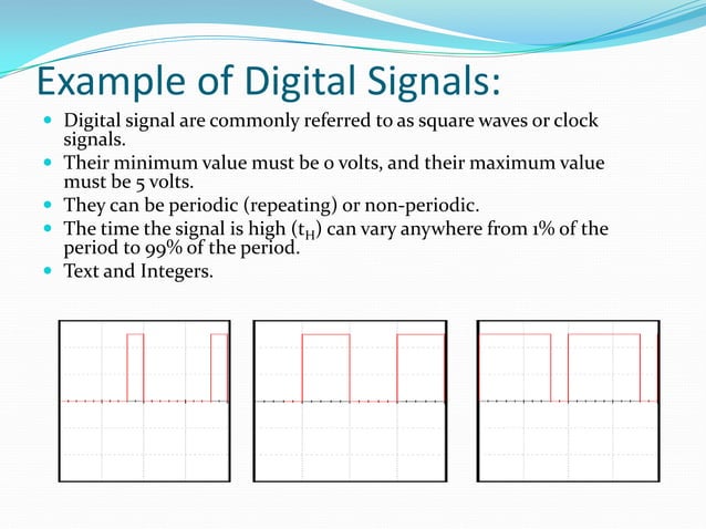 Analog and digital signals | PPTX | Computer Networking | Computing