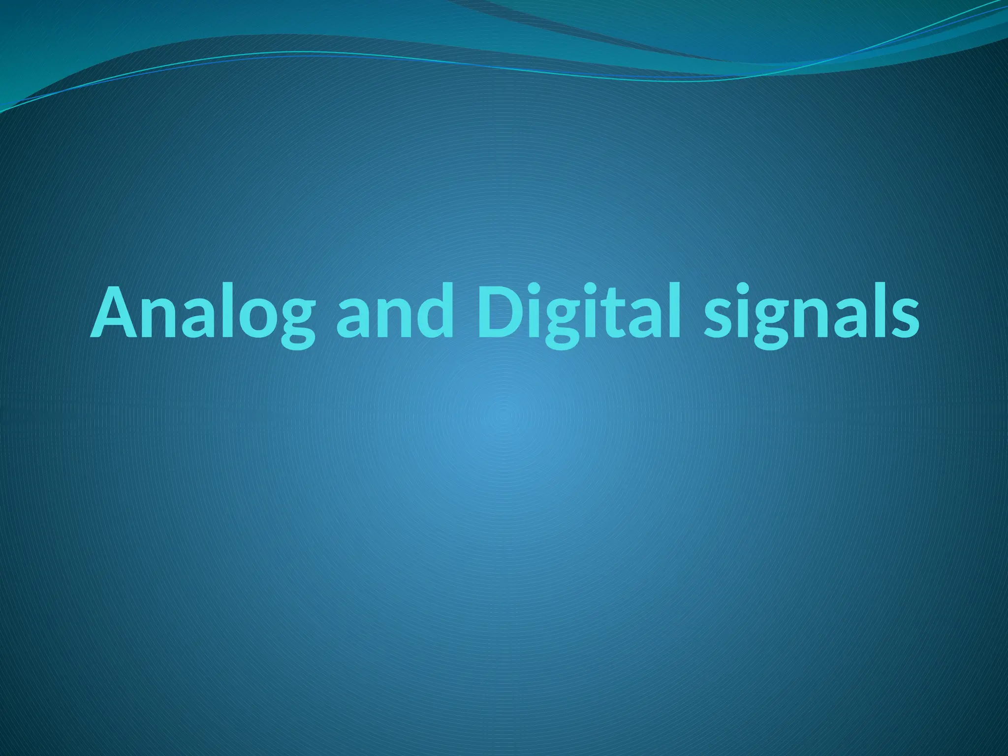 Data communication analog and Digital signals.pptx