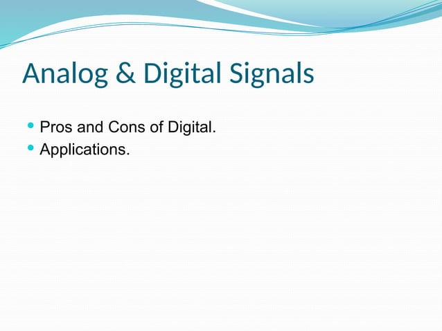 Data communication analog and Digital signals.pptx