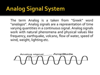 Analog and digital signal system : digital logic | PPT