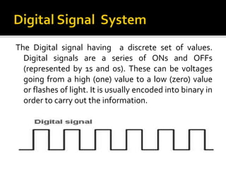 Analog and digital signal system : digital logic | PPTX