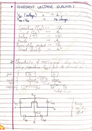 Analog and Digital VLSI Design Notes - Akshansh | PDF