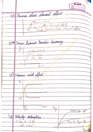 Analog and Digital VLSI Design Notes - Akshansh | PDF