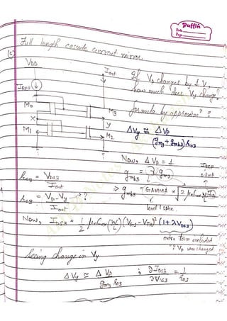 Analog and Digital VLSI Design Notes - Akshansh | PDF