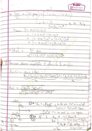 Analog and Digital VLSI Design Notes - Akshansh | PDF