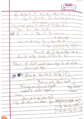 Analog and Digital VLSI Design Notes - Akshansh | PDF