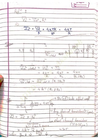 Analog and Digital VLSI Design Notes - Akshansh | PDF