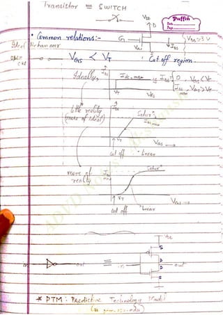 Analog and Digital VLSI Design Notes - Akshansh | PDF