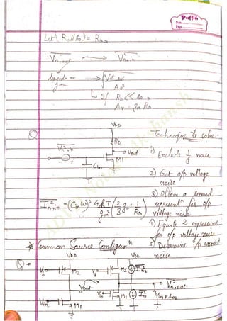 Analog and Digital VLSI Design Notes - Akshansh | PDF