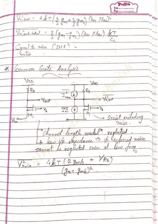 Analog and Digital VLSI Design Notes - Akshansh | PDF