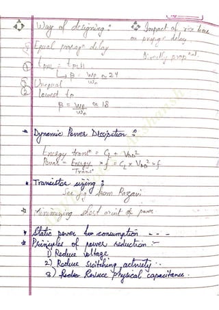 Analog and Digital VLSI Design Notes - Akshansh | PDF