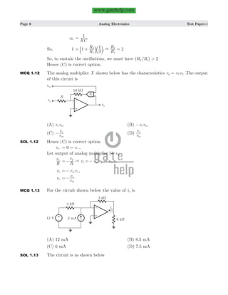 Analog circuits | PDF