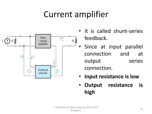 Feedback amplifiers, Power Amplifiers, Oscillators | PPTX