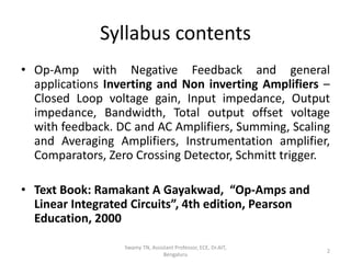 Analog circuits unit 4 | PDF
