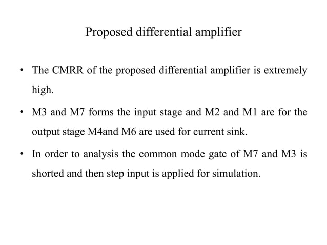 Analog CMOS design | PPT