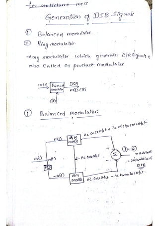 Analog communication notes | PDF