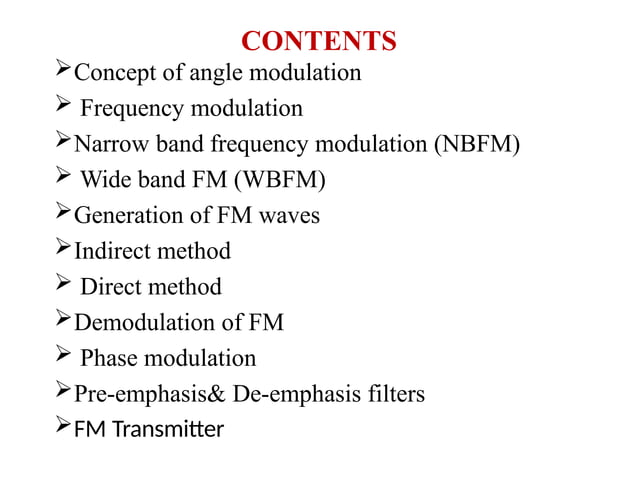 ANALOG COMMUNICATIONS including AM, FM modulation | PPTX