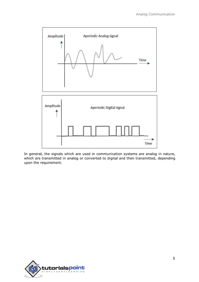 Analog Communication Tutorial Pdf Technology And Computing