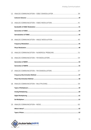 Analog communication tutorial | PDF
