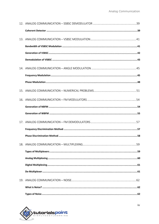 Analog communication tutorial | PDF