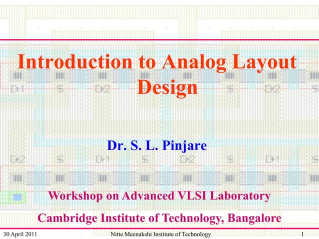 Analog Layout design | PDF