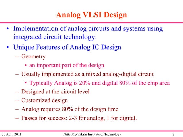 Analog Layout design | PDF