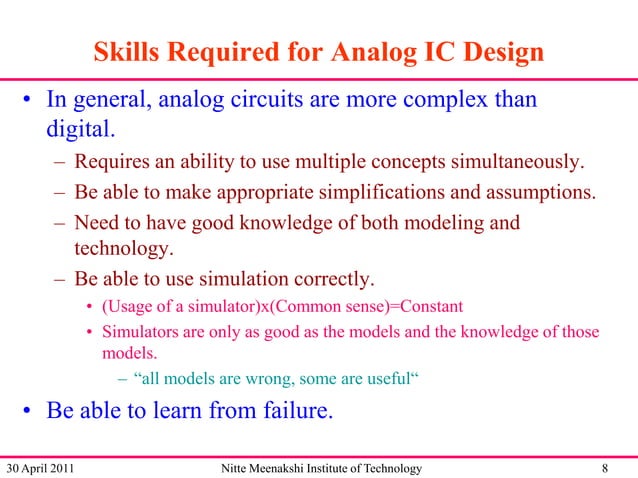 Analog Layout design | PDF