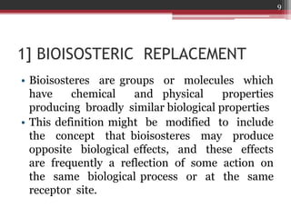 Analog design medicinal chemistry | PPTX