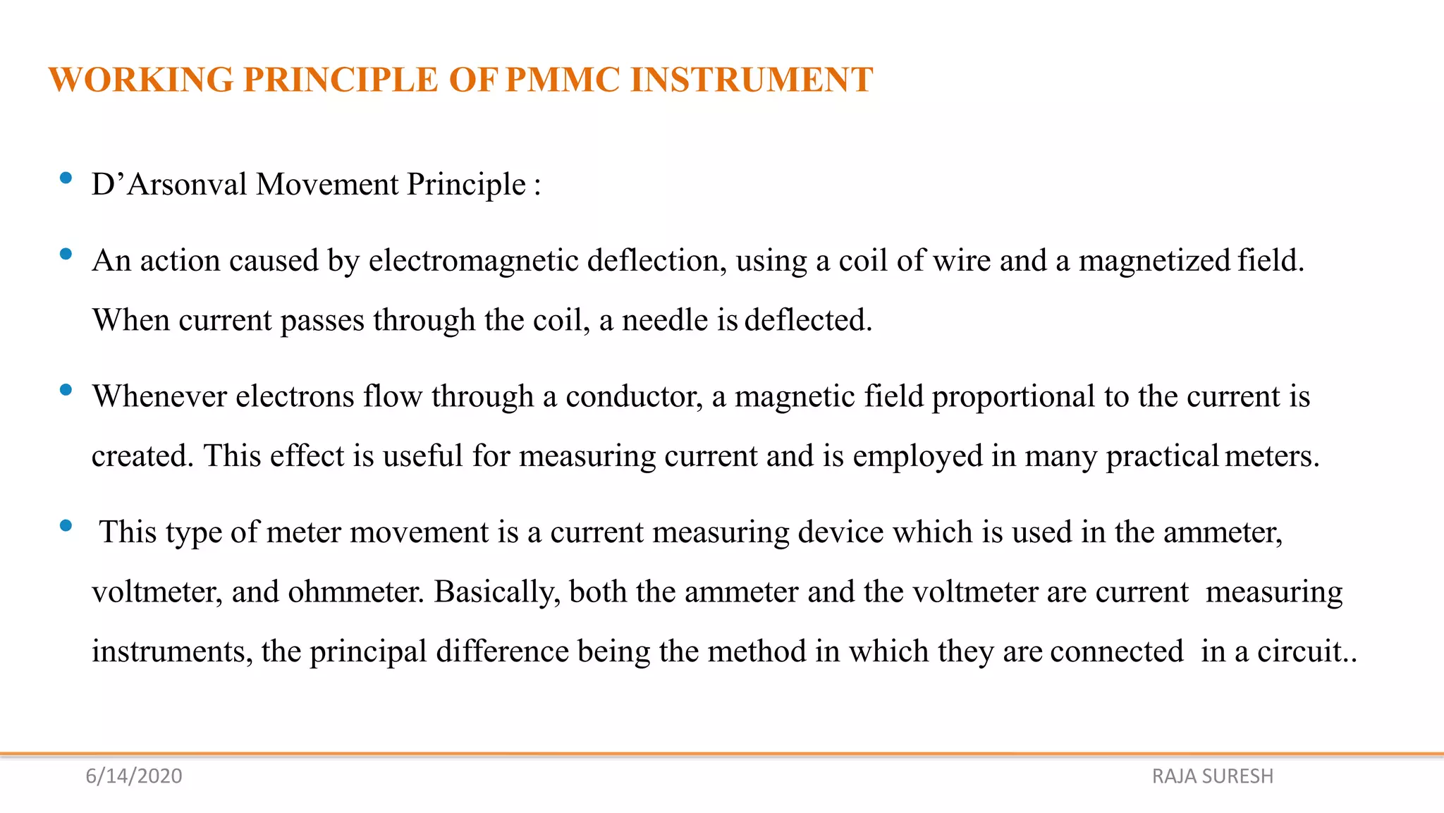 Analog & digital measuring instruments | PPTX