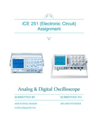 Analog & digital oscilloscope | PDF